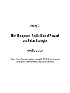 R27 risk management applications of forward and futures strategies