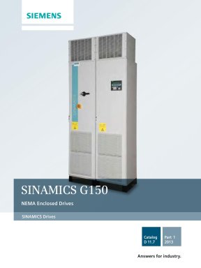 Catalog d11 7 SINAMICS g150 g150 NEMA
