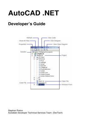 AutoCAD NET developers guide