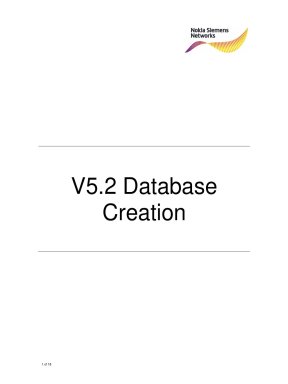 V5.2 Database Creation (1)