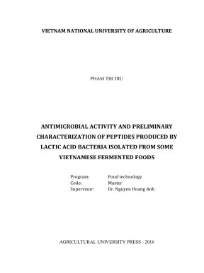 antimicrobial activity and preliminary characterization of peptides ...