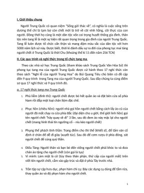 Tang ma Trung Quốc và những điều liên quan