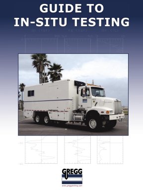 Guide to in situ testing