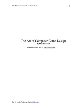 Journal the art of computer game design chris crawford