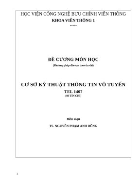 De cuong co so ky thuat thong tin vo tuyen NPAD final