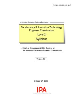 Fundamental Information Technology Engineer Examination (Level 2)