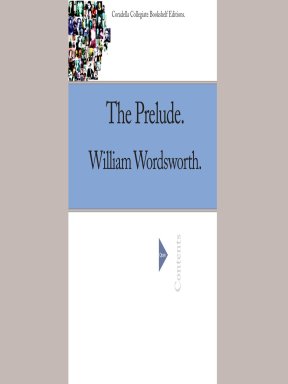 William wordsworth the prelude