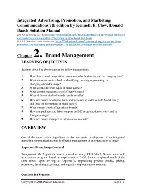 Integrated advertising promotion and marketing communications 7th ...