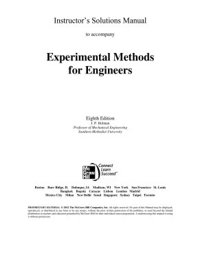 Solution manual for experimental methods for engineers 8th edition by holman