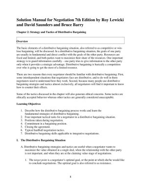 link full download solution manual for negotiation 7th edition by roy lewicki and david saunders ...