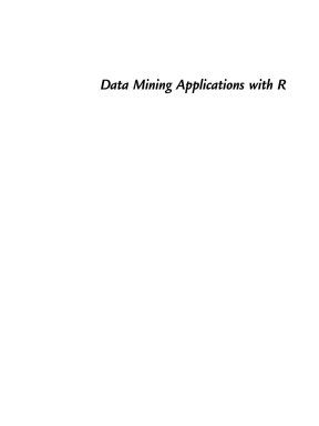 Data mining applications with r