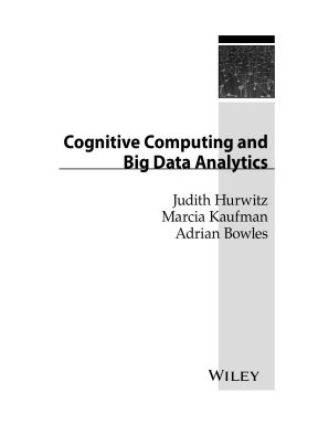 Cognitive computing and big data analytics