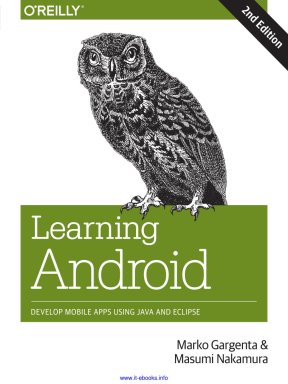 Learning android, 2nd edition