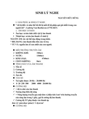 SINH lý NGHE BS huu dung