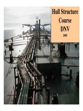 DNV hull structure course