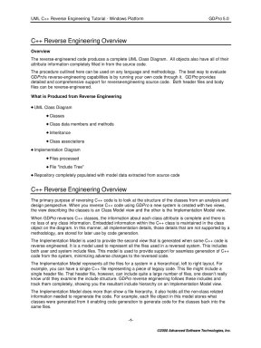 C++ reverse engineering