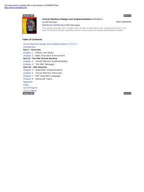 Virtual machine design and im