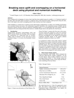 Breaking wave uplift and overtopping on a horizontal deck using ...