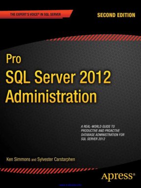 Pro SQL server 2012 administration, 2nd edition