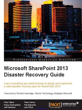 Microsoft sharepoint 2013 disaster recovery guide
