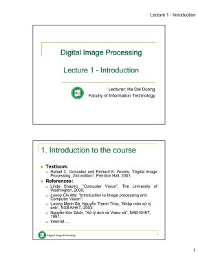 Lecture 01 introduction