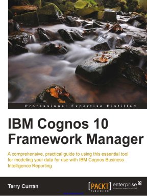 IBM cognos 10 framework manager
