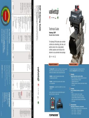 Topworx DXP limit switch catalogue