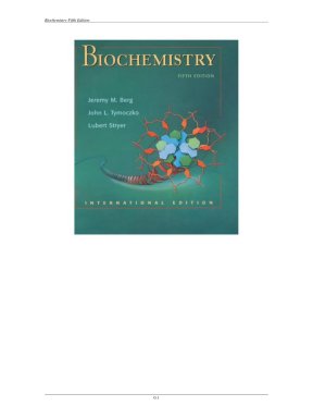 Biochemistry 5th ed j berg, j tymoczko, l stryer (freeman, 2002)