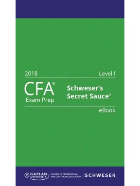 2018 CFA level i schweser secret sauce 1