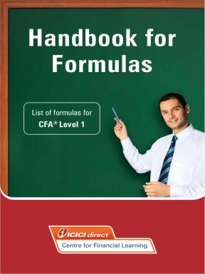 CFA level 1 formula hand book