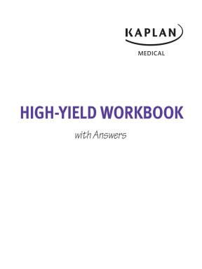 Kaplan high yield workbook with answers
