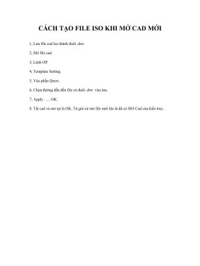 CACH TAO FILE ISO KHI MO CAD MOI