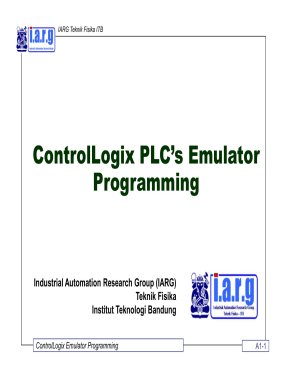 Appendix A - ControlLogix Emulator Programming [Compatibility Mode]