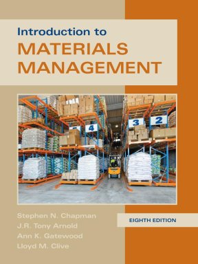 Giáo trình introduction to materiral management 8e by chapman