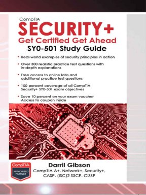 YCDA CompTIA security+ get certified get ahead SY0 501 study guide