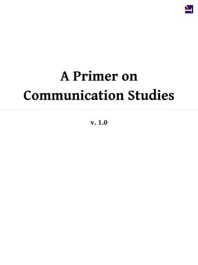 a primer on communication studies