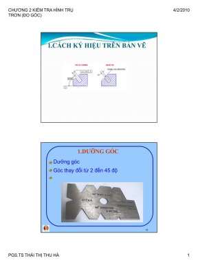 MOT SO DUNG CU DO GOC TRONG CO KHI