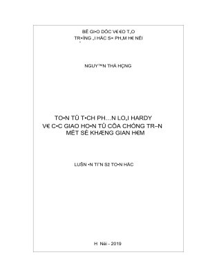 Toán tử tích phân loại hardy và các giao hoán tử của chúng trên một số ...