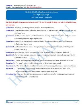 Xac dinh lien ket conjunctive adverbs BTTL