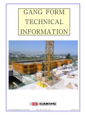 Gang Form Technical Details (English)