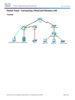 4.2.4.5 Packet Tracer - Connecting a Wired and Wireless LAN Instructions