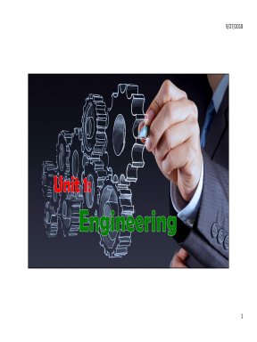 EFM - Unit 1 - Engineering