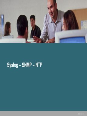 25 syslog SNMP NTP qos kho tài liệu bách khoa
