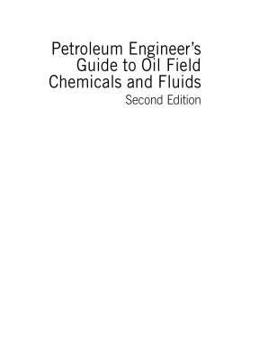 Petroleum Engineer''s Guide to Oil Field Chemicals and Fluids, Second ...