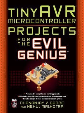 tiny AVR microcontroller projects for the evil genius