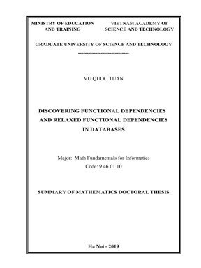 Summary of mathematics doctoral thesis: Discovering functional ...
