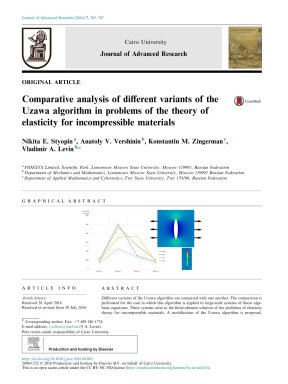 Comparative analysis of different variants of the Uzawa algorithm in problems of the theory of ...