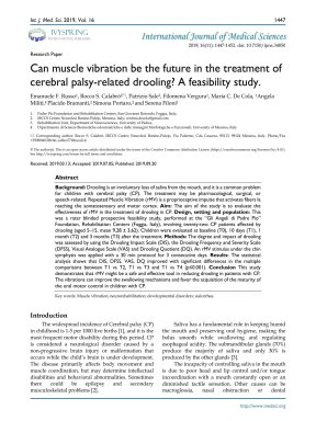 Can muscle vibration be the future in the treatment of cerebral palsy ...