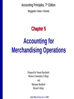 Lecture Accounting principles (7th Edition): Chapter 5 – Weygandt ...