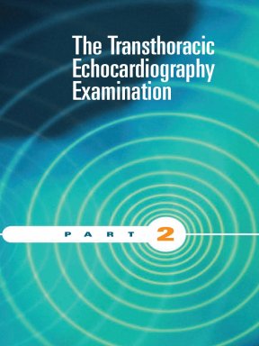 Ebook Echocardiography pocket guide - The transthoracic examination: Part 2